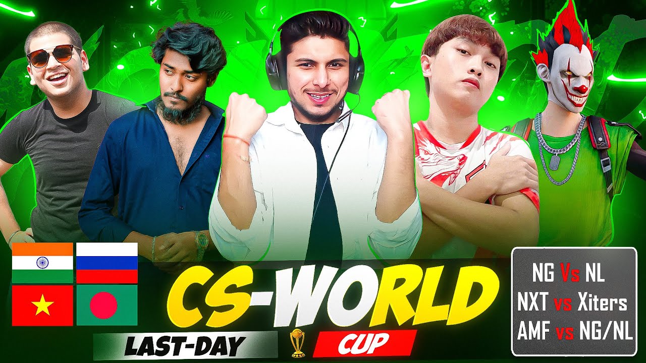CS WORLD CUP 🏆 LAST DAY 😨 DO OR DIE 🥵 FT- INDIA, VIETNAM, RU, BD # ...