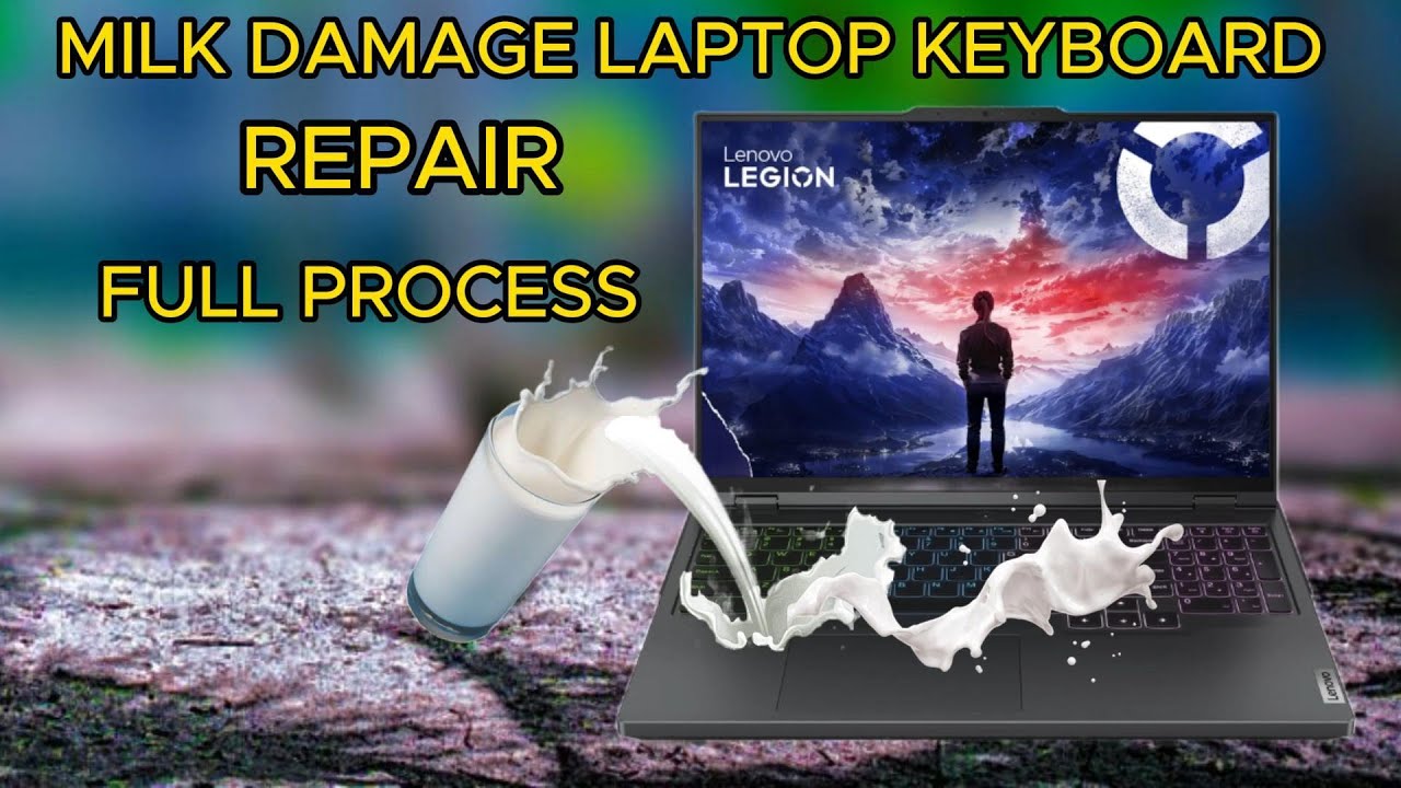 how to repair water damaged keyboard | laptop keyboard kaise repair ...