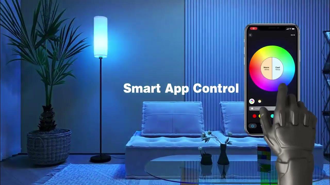 Smart LED Lighting:one-touch control, adjustable brightness ...