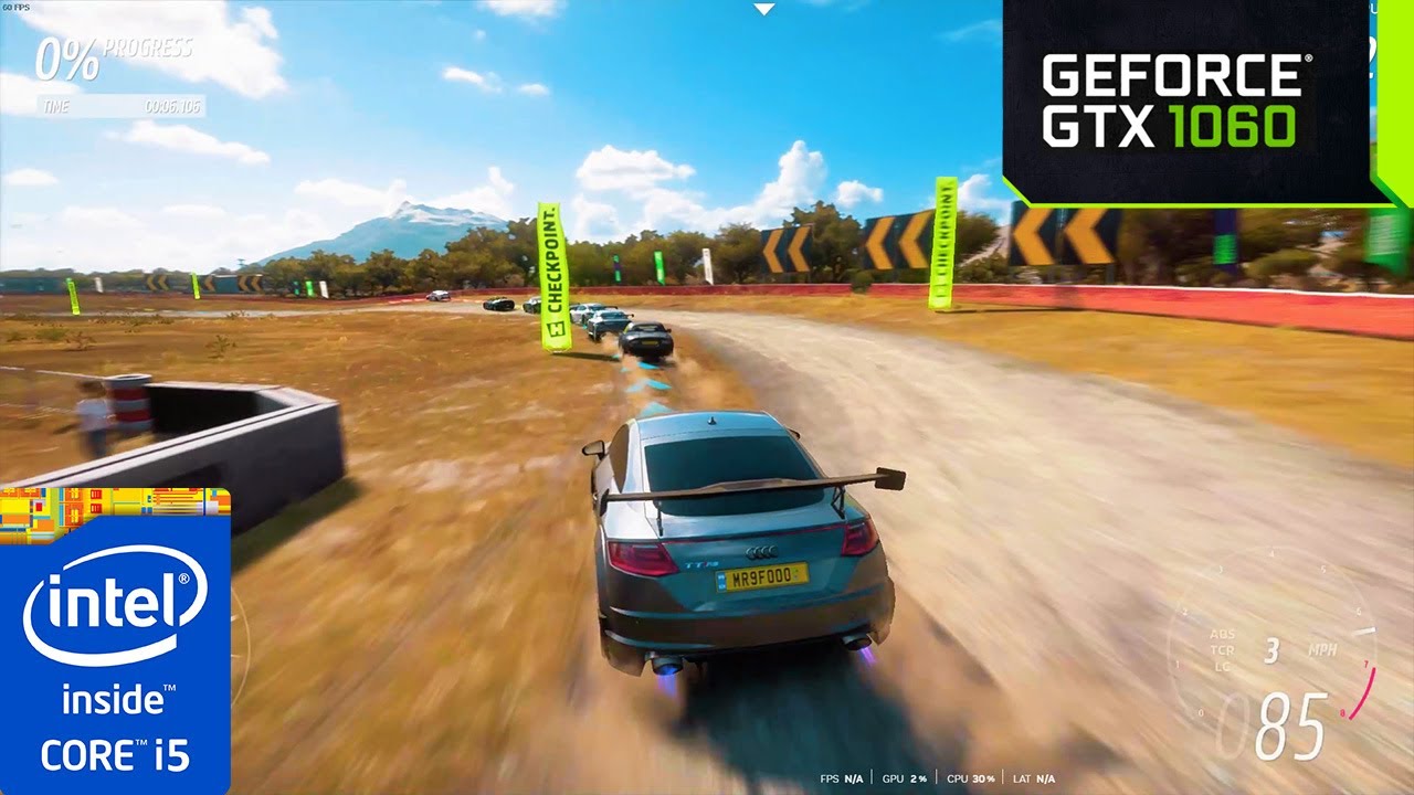 Forza Horizon 5 : Audi TT RS | GTX 1060 12GB + i5 4590 | 4K - YouTube