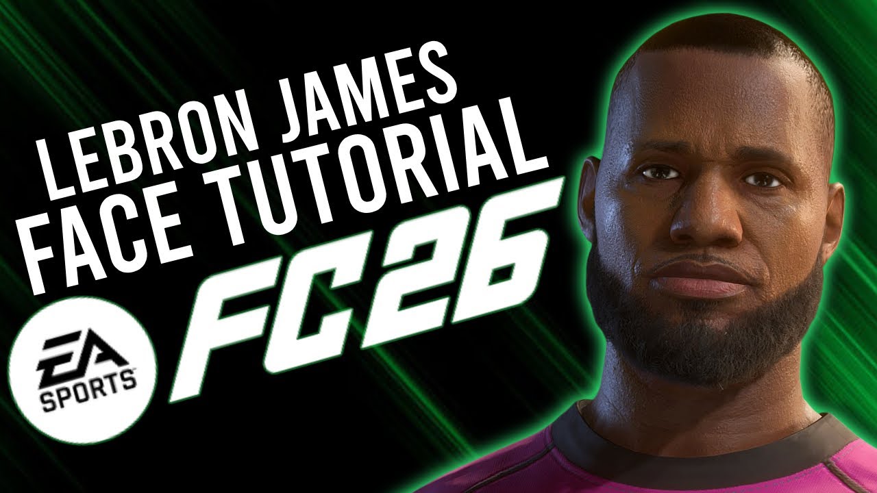 EA FC 26 | LEBRON JAMES | Pro Clubs & Career Mode Face Creation - YouTube