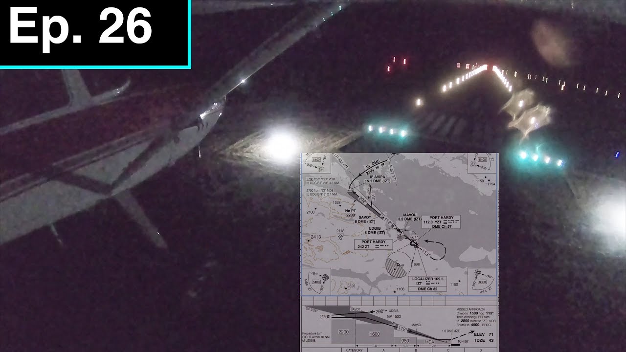 ILS Approach In the Dark | Canada Pt. 3 - YouTube