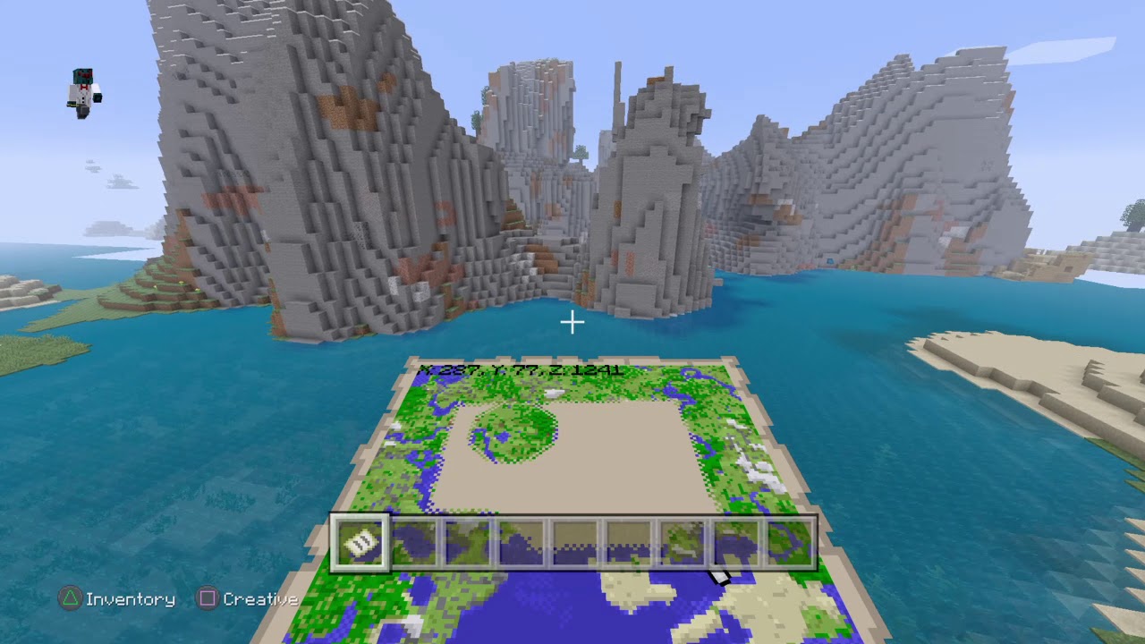 Filling in an entire 3/4 map Minecraft - YouTube