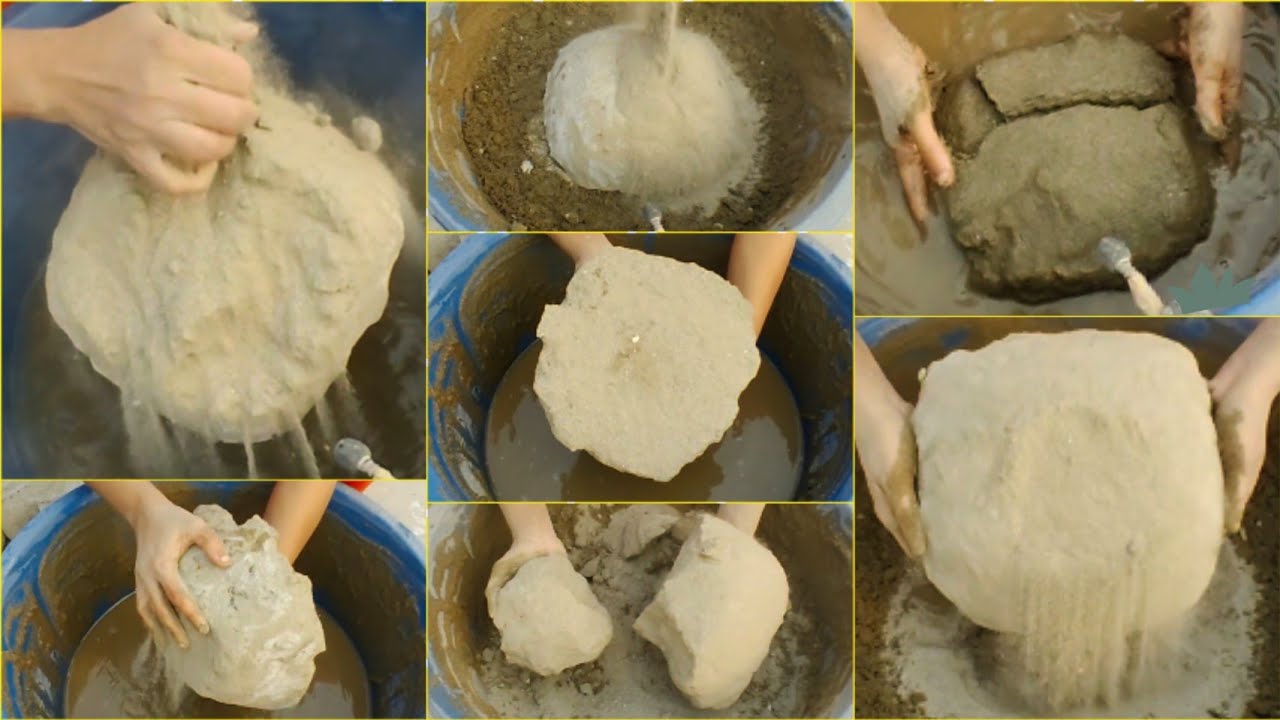 |ASMR|pure sand||soft silky smooth melting|💦crumbles|dipping in water ...