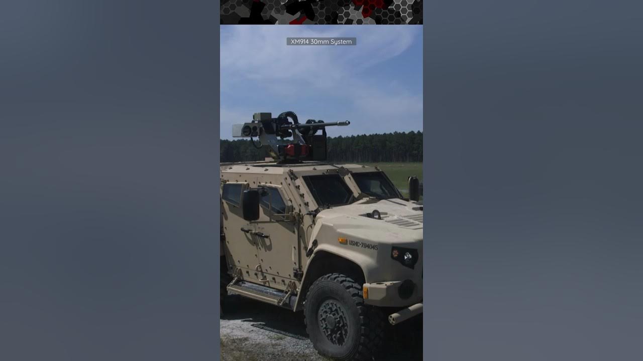 30mm Gun Mounted To JLTV - YouTube