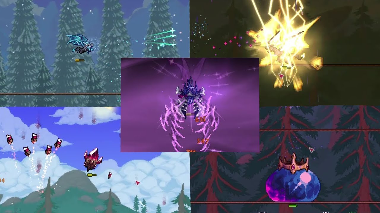 Terraria: Coralite Mod (All Bosses) - YouTube