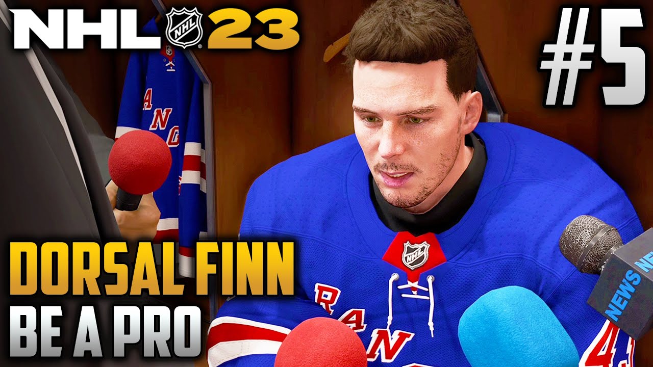NHL 23 Be a Pro | Dorsal Finn (Goalie) | EP5 | BEST SLIDERS! - YouTube