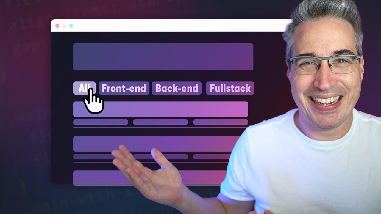 Awesome filtering animation with vanilla JS! - YouTube