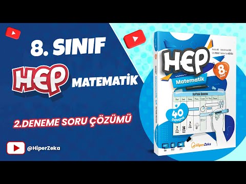 8.Sınıf Matematik Hep Deneme - 2.Deneme Soru Çözümü
