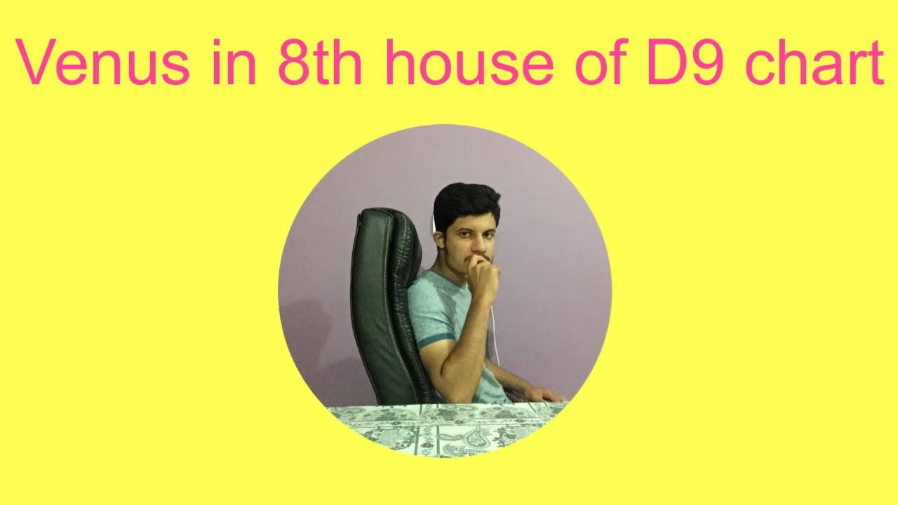 Venus in 8th house of D9 chart or navamsa chart in Vedic Astrology ...