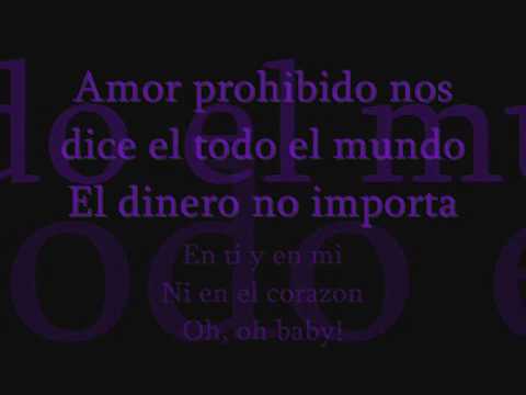 selena amor prohibido-lyrics