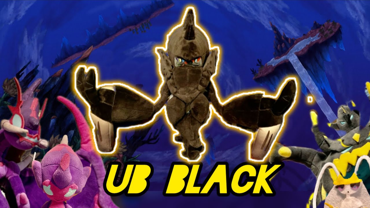 UB Black. Pokémon plush. - YouTube