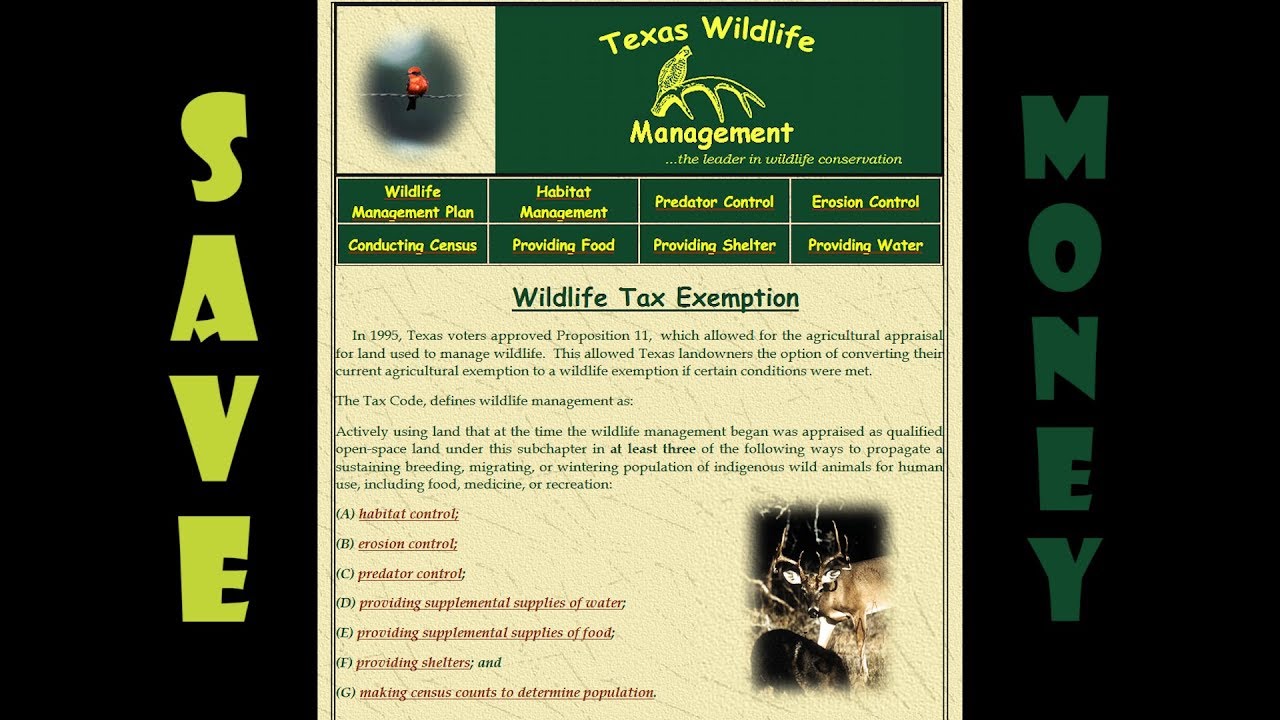 Wildlife Tax Exemption and why you should look into getting it on your ...