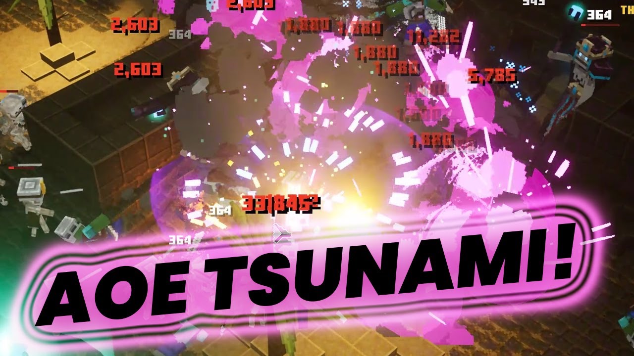 "AOE TSUNAMI" Build using Battlestaff Of Terror - Collateral Cloud of ...
