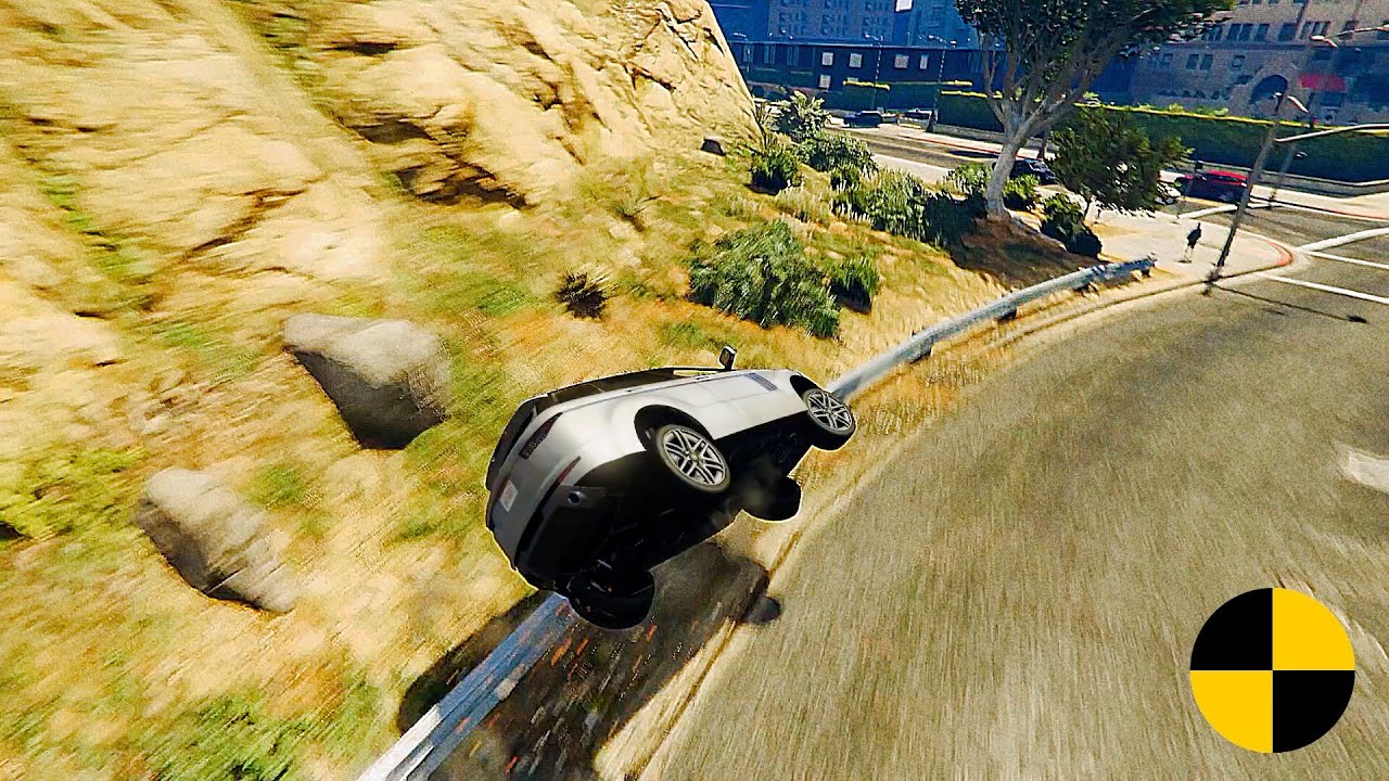 GTA 5 Real Car Crash Test V.I 64 - YouTube
