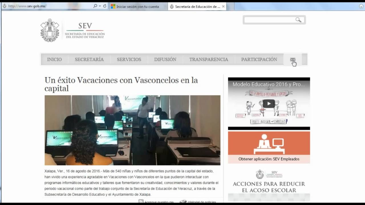 MSEV ACTIVACIÓN DE CUENTAS OFICIALES - YouTube