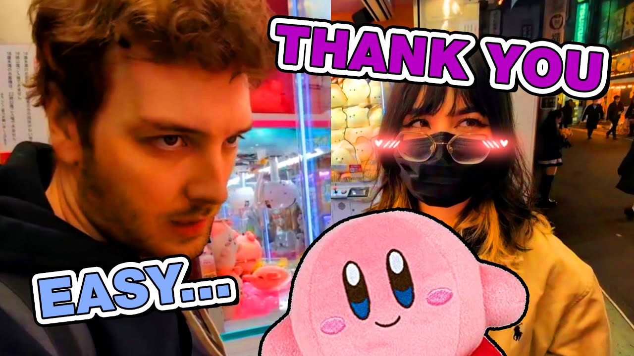 Connor wins Rainhoe a Kirby Plush in Japan! - YouTube