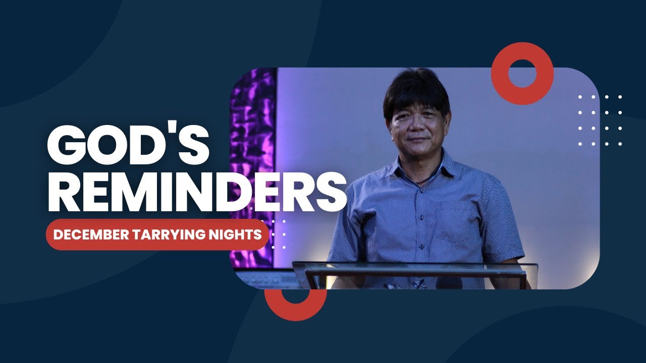 GOD'S REMINDERS | PTR ARNEL SAKAY | JESUS REIGNS MINISTRIES SERMON ...