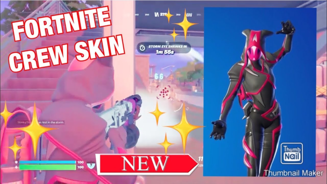 *NEW* SAYARA FORTNITE CREW SKIN GAMEPLAY - YouTube