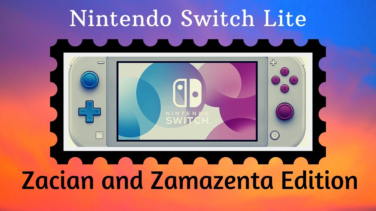 Nintendo Switch Lite - Zacian and Zamazenta Edition - YouTube