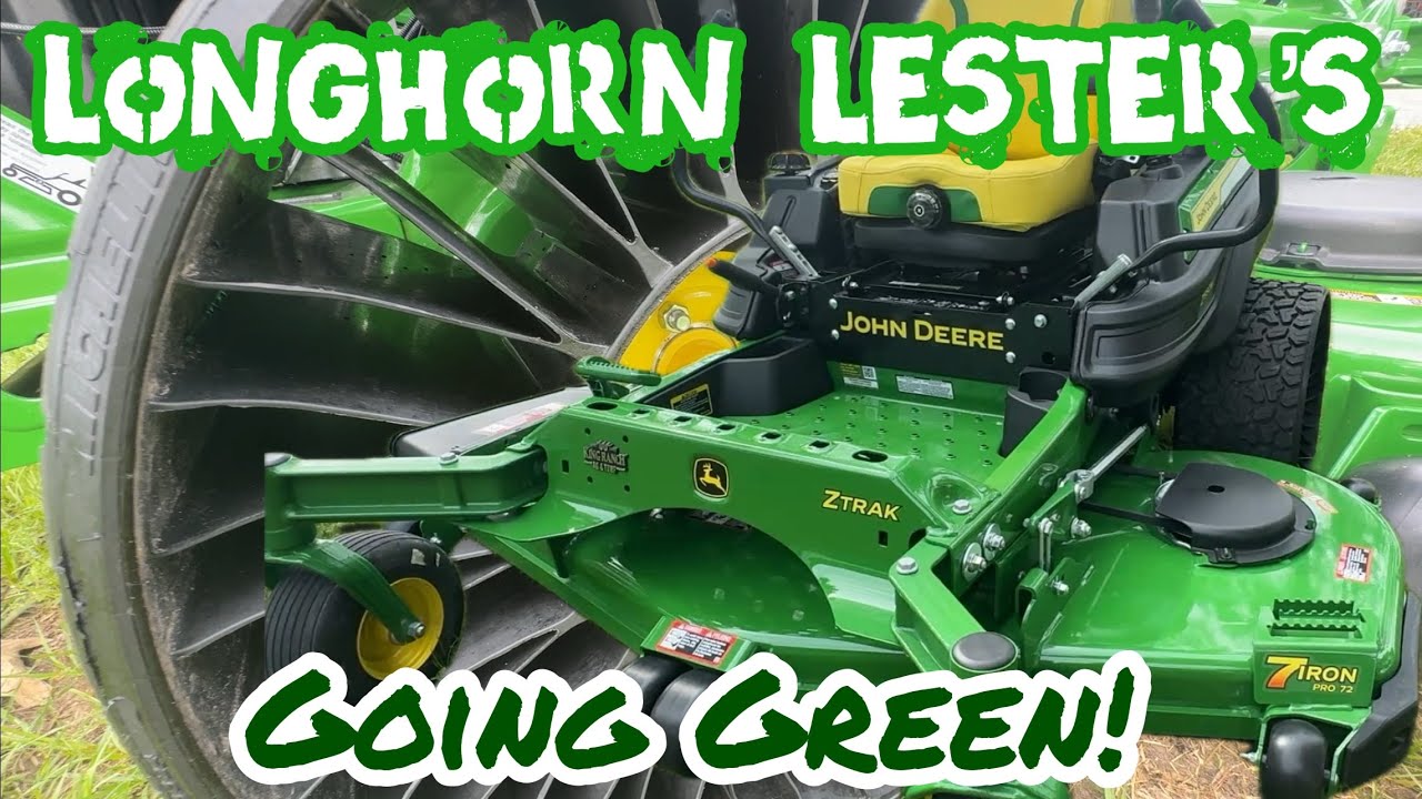 Longhorn Lester’s Going Green! - YouTube