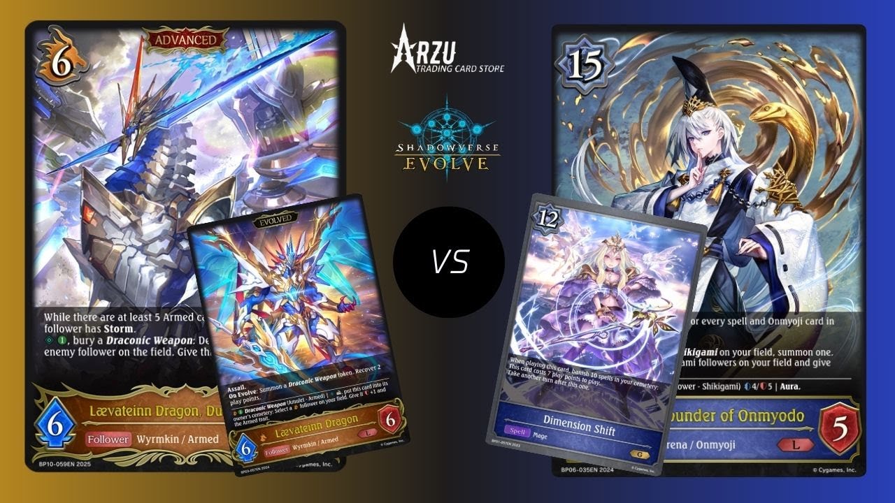 Shadowverse Evolve: Match de Torneo Armed Dragon VS Dimension Shift ...