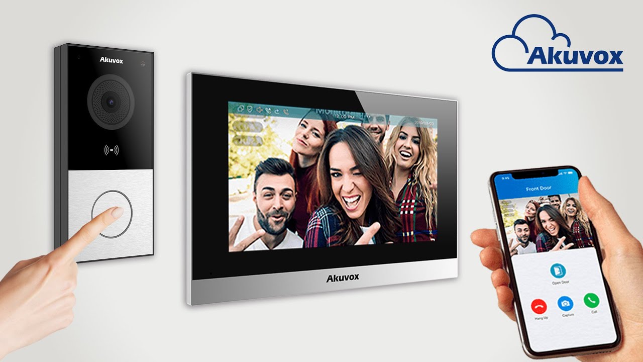 Комплект Akuvox C313 + E12W для приватних будинків та квартир ...