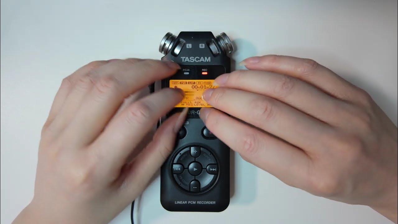 ASMR Tascam Tapping, Scratching, Tracing (No Talking) - YouTube