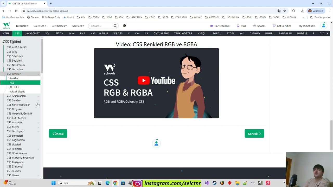 CSS EĞİTİMİ DERS 2 - YouTube