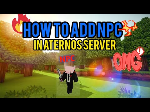How to add npc plugin for hypixal | Aternos server (znpcs plugin - YouTube