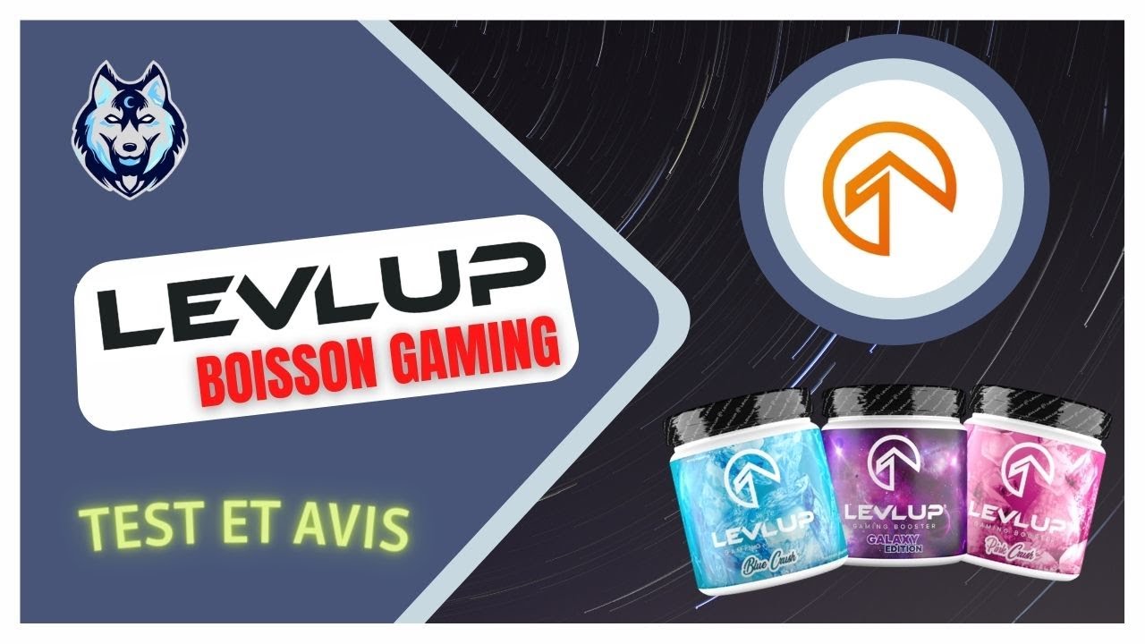 LEVEL UP BOISSON POUR LES GAMER - est-ce que ça fonctionne ? test, avis ...