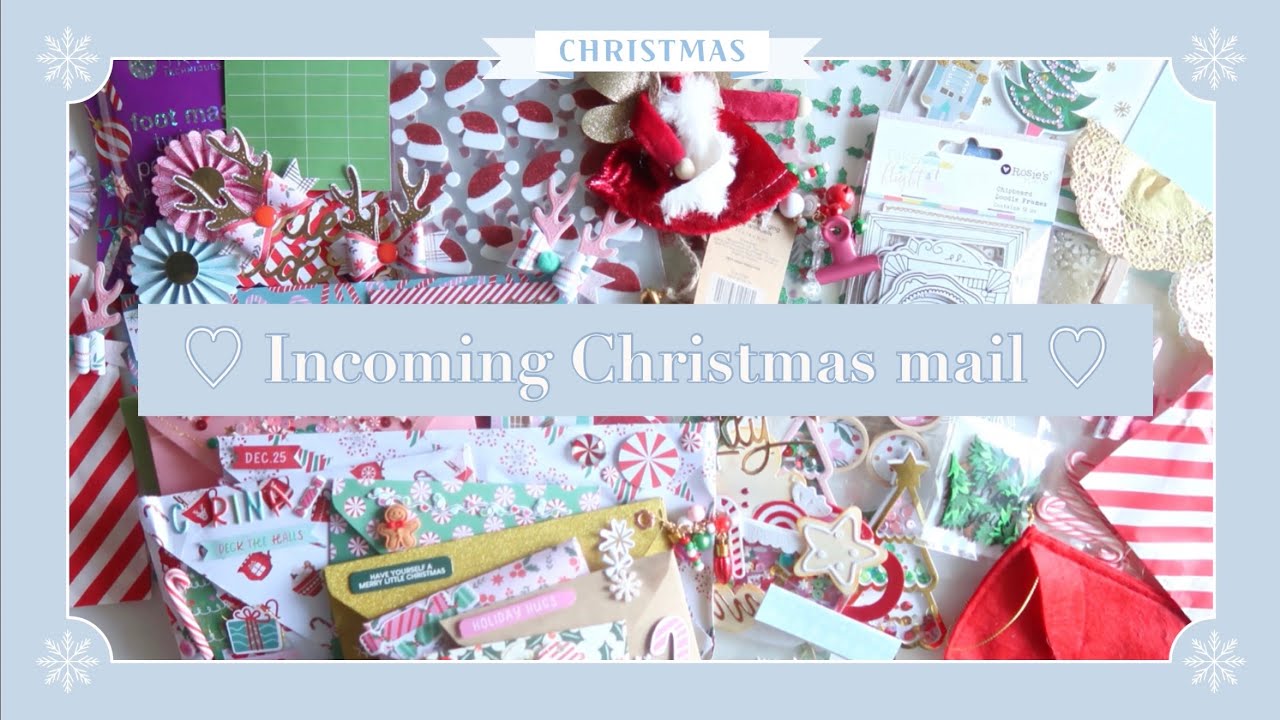 🎄Christmas Happy mail from @theselfmadecrafter 🎄 - YouTube