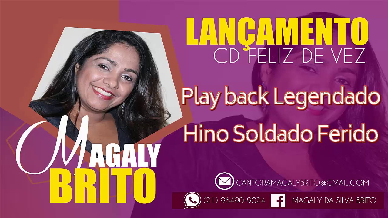 Hino Soldado Ferido Cantora Magali Brito Play back Legendado - YouTube