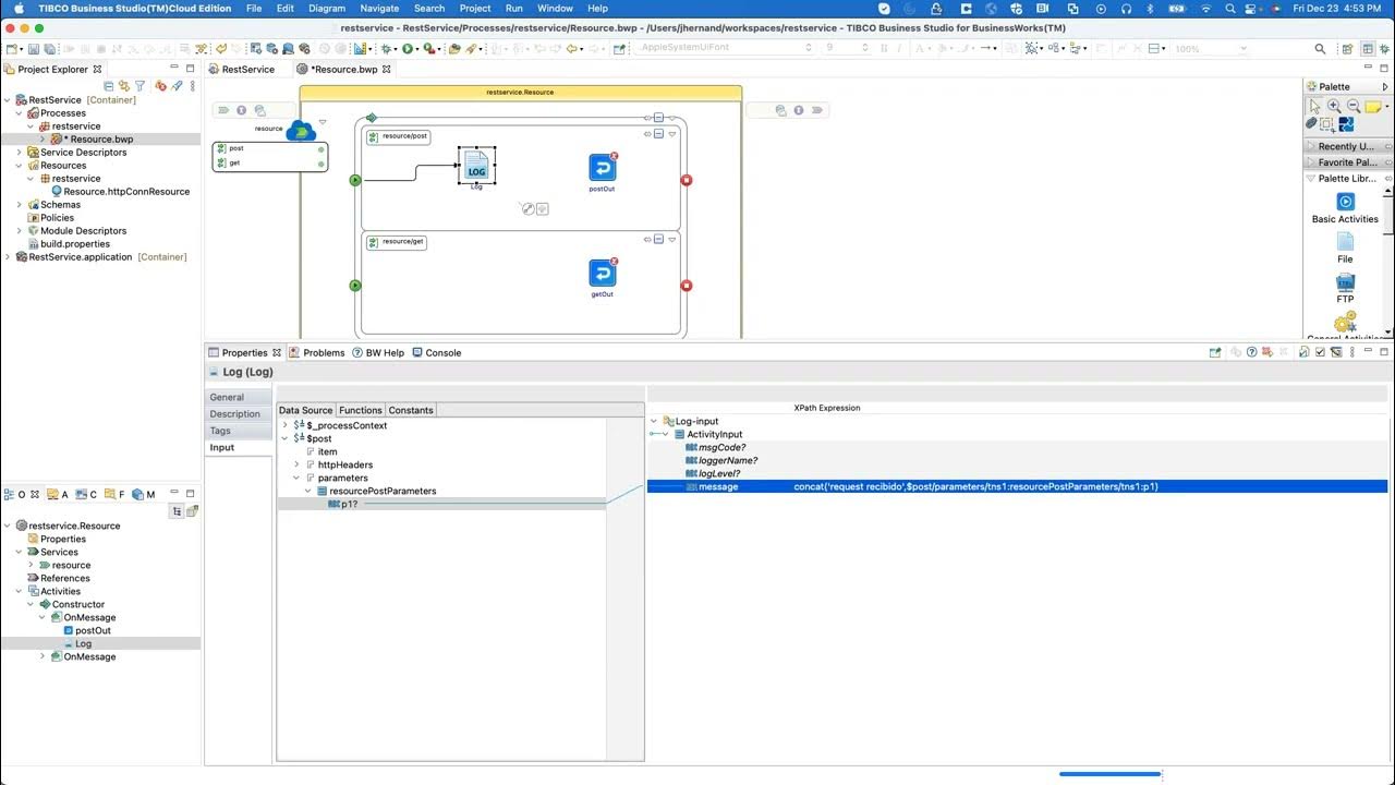 Crear servicio REST con TIBCO BW Container Edition - YouTube