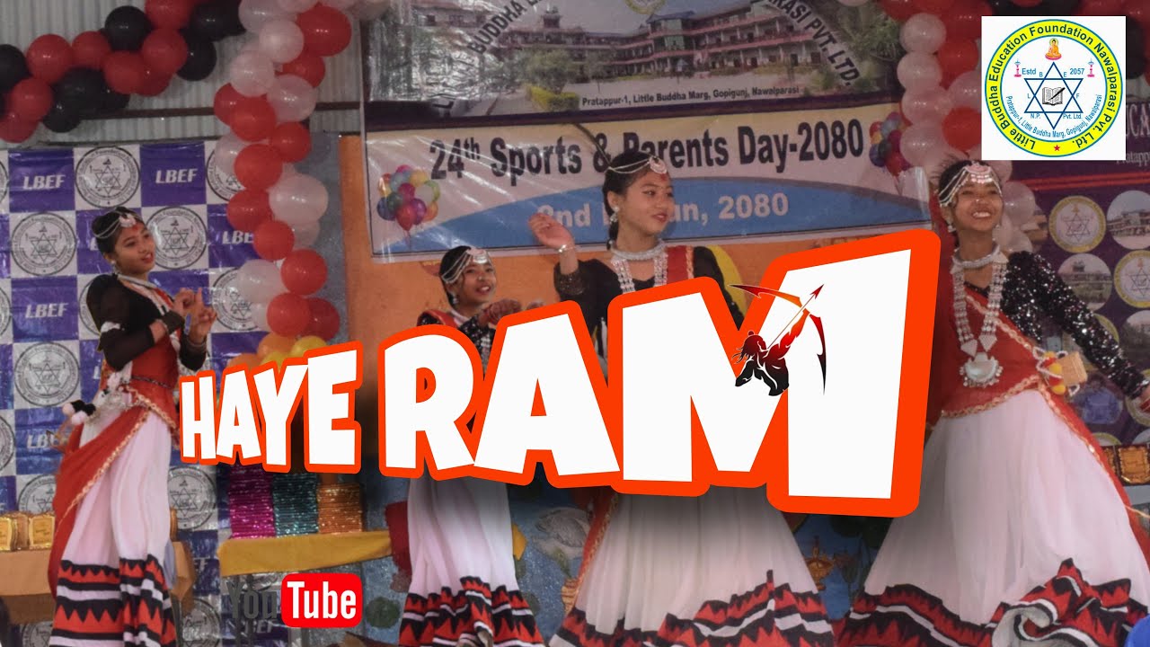 HAYE RAM | THARU SONG | COVER DANCE VIDEO | [24th sports & parents day ...