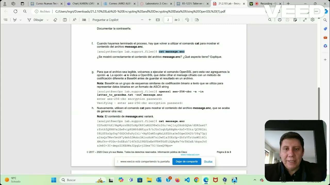 Cifrar y Descifrar Datos con OpenSSL - YouTube