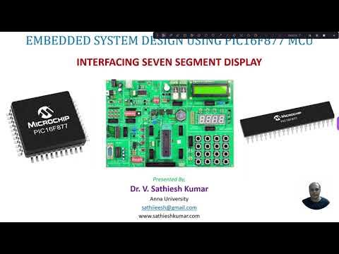 Interfacing a Seven Segment Display with PIC16F877 MCU - YouTube