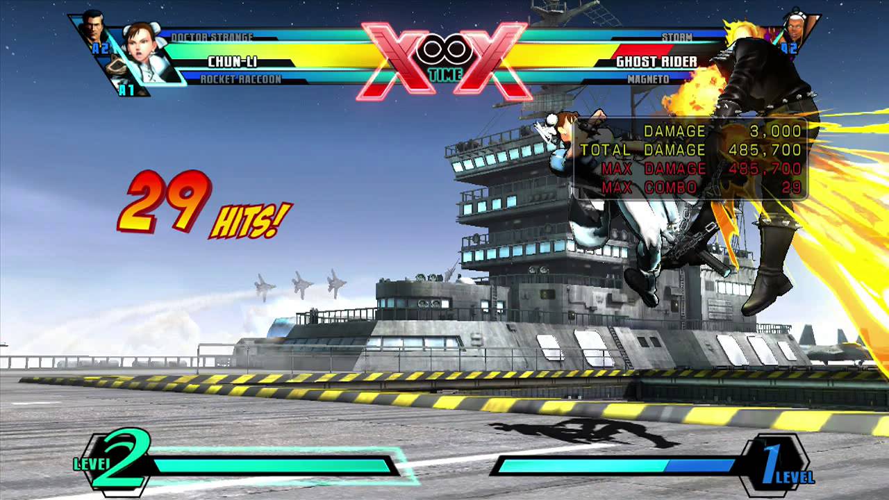 UMVC3: Chun-Li solo 1 bar 830k - YouTube
