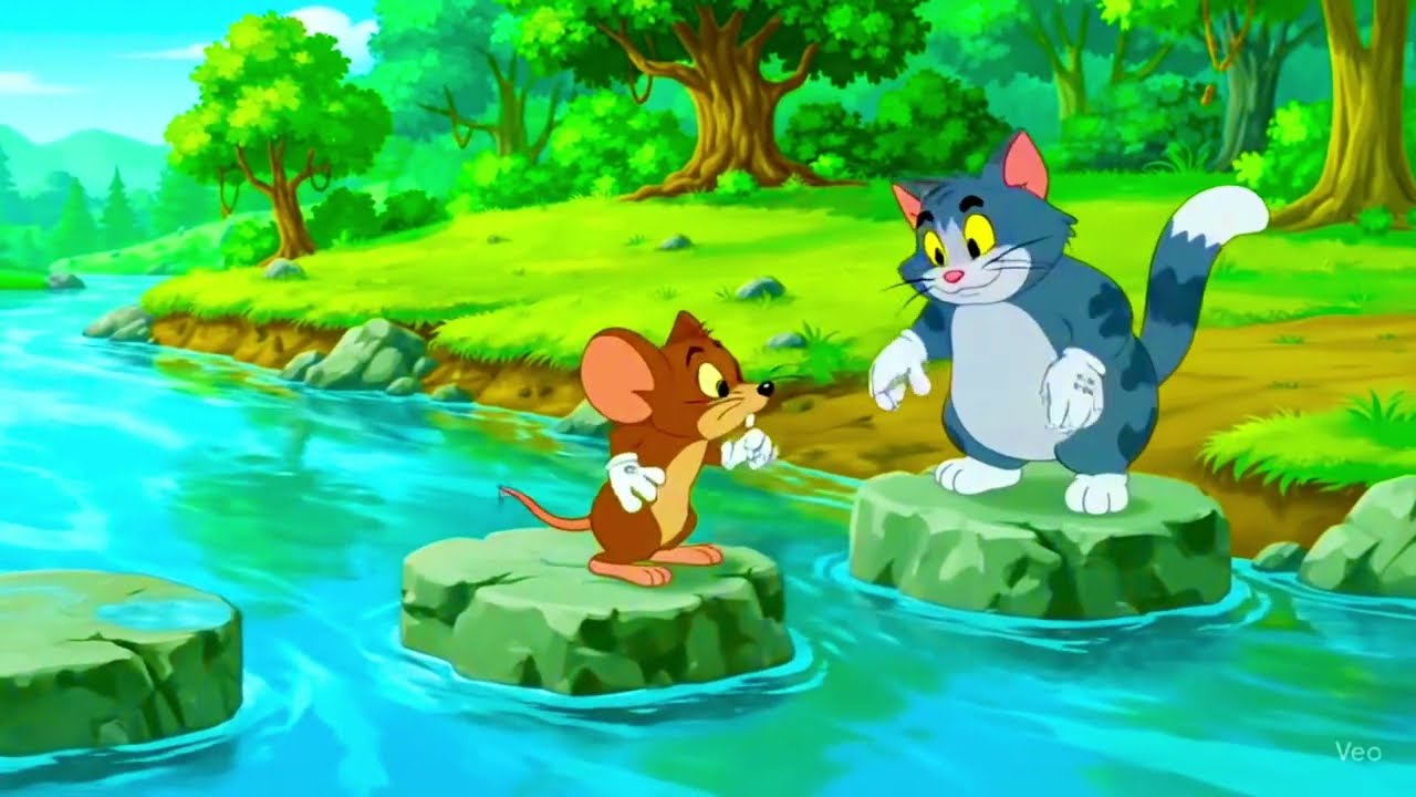 TOM AND JERRY GO TO THE BEACH - YouTube