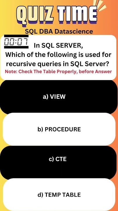 SQL Mock Interview Questions & Answers | SQL Server Tutorials 2025 - YouTube