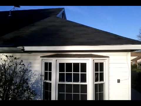 New roof corner, complete with shingles - YouTube