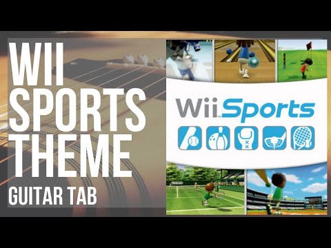 Guitar Tab: How to play Wii Sports Theme by Kazumi Totaka - YouTube