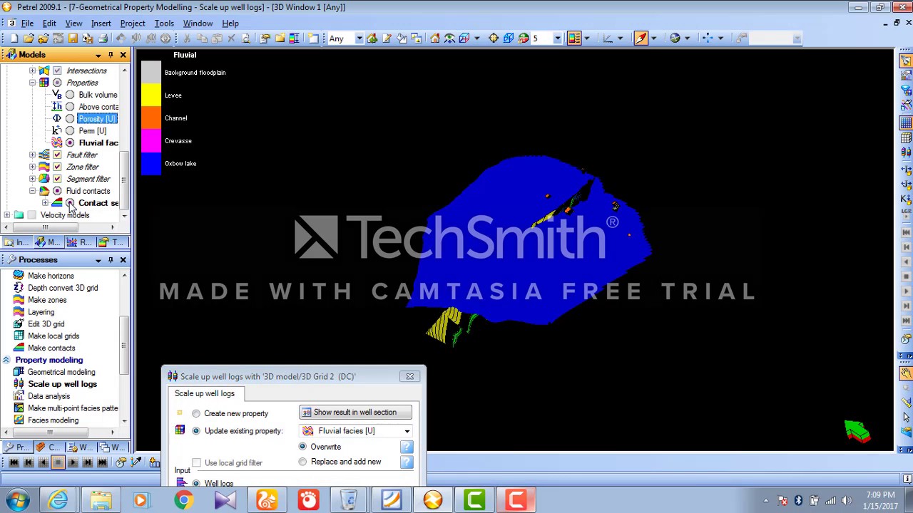 petrel modling property modeling - YouTube