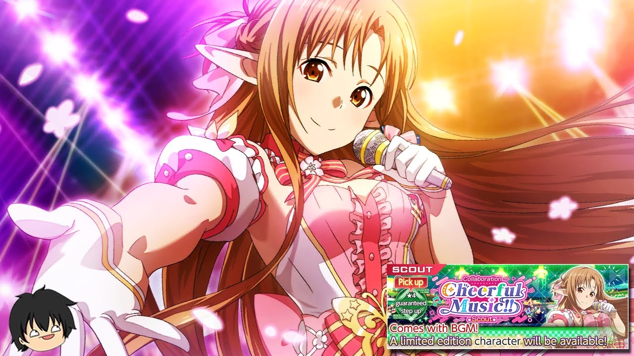 IdolMaster Asuna Full Power Showcase! Cheerful Music Asuna Scout In ...
