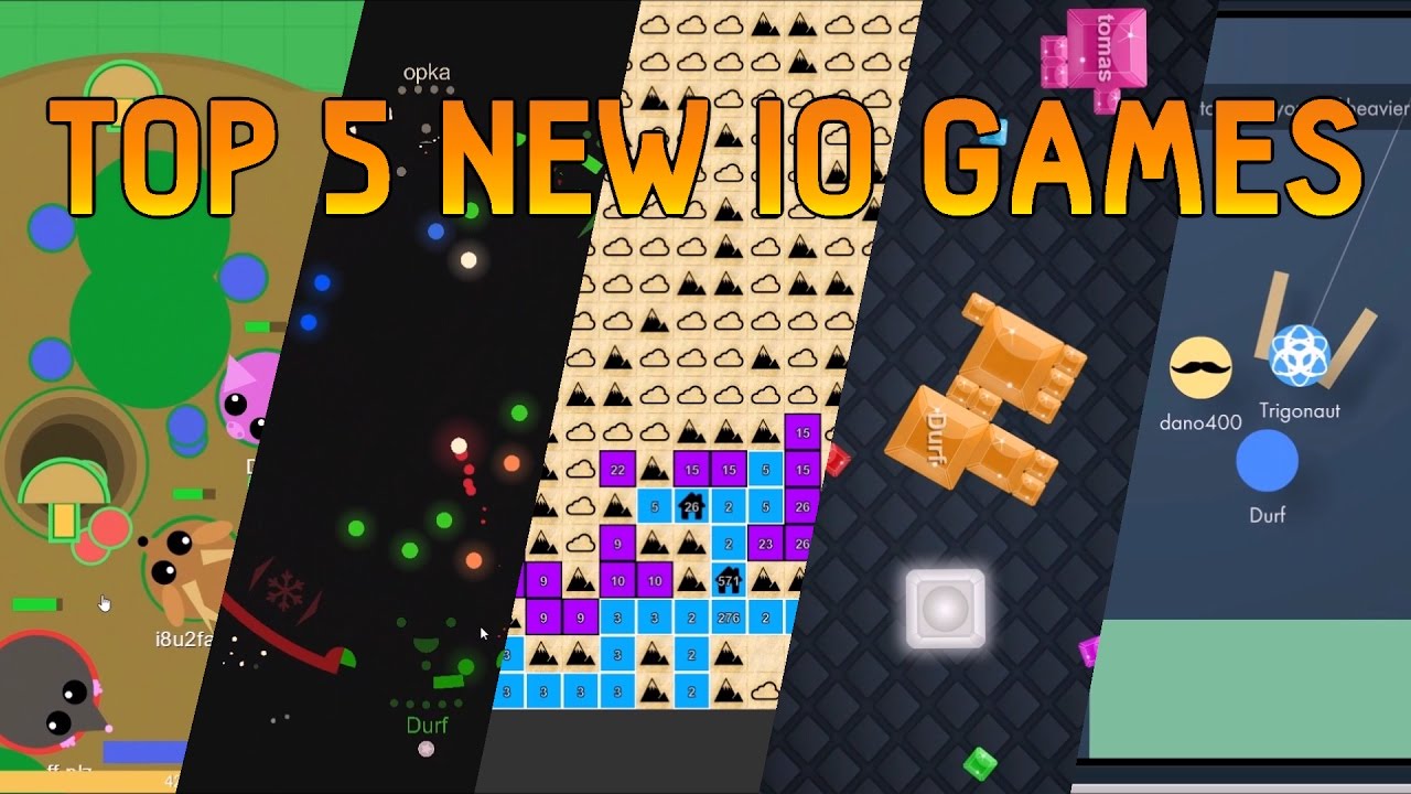 Top 5 NEW IO Games November 2016 Mope.io Opka.io Kingz.io Blockor.io ...