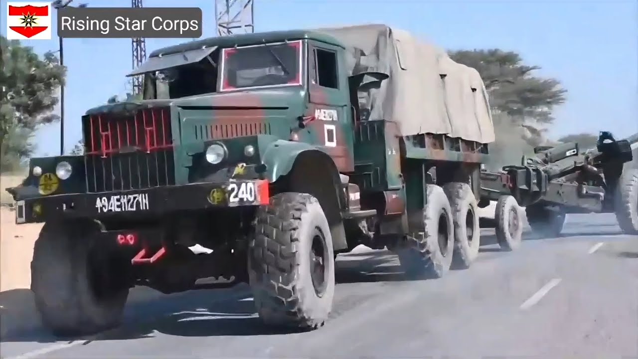 Indian Army's Rising Star Corps sharpening their Gunnery Skills - YouTube