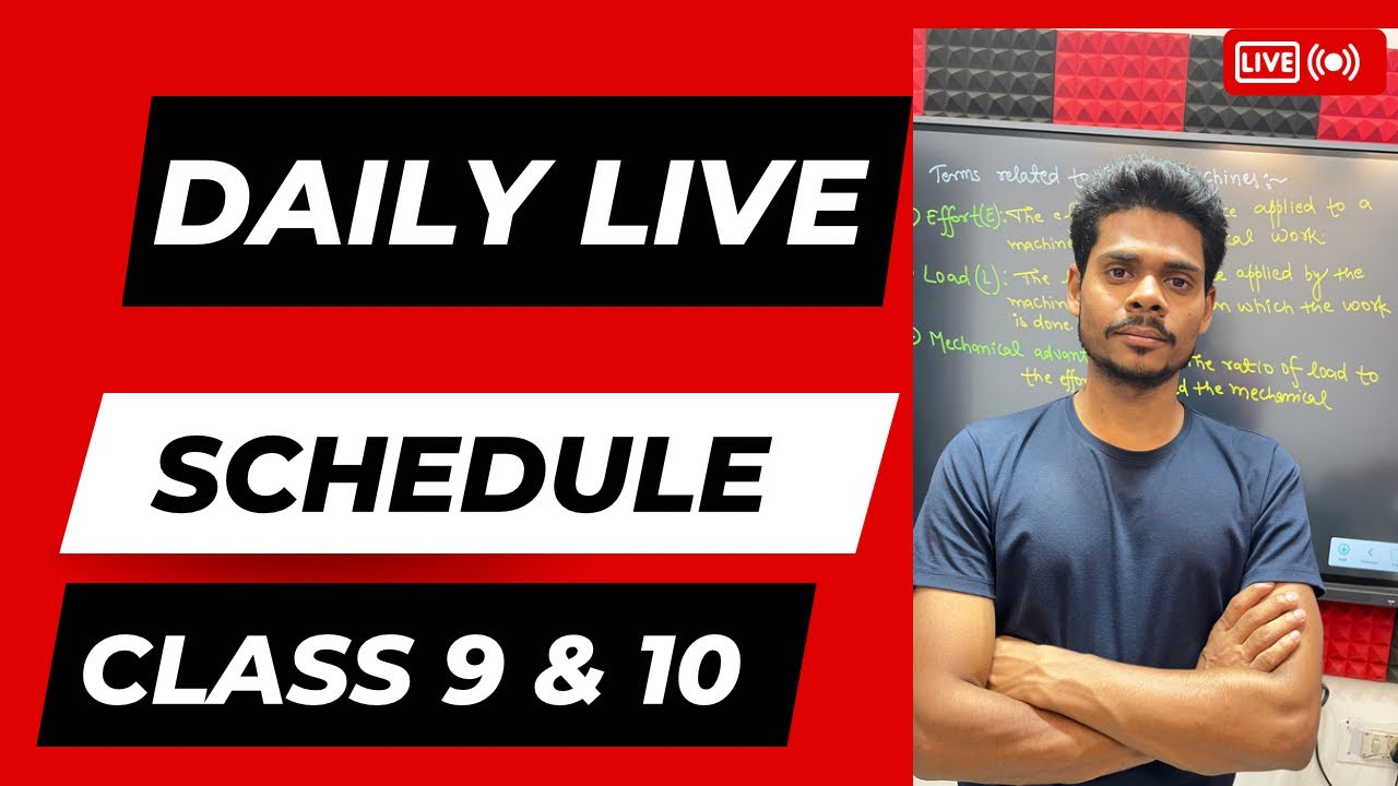 Daily Live Class Schedule Time Table Class 9 10 physics Chemistry daily-live-class-schedule-time-table-class-9-10-physics-chemistry