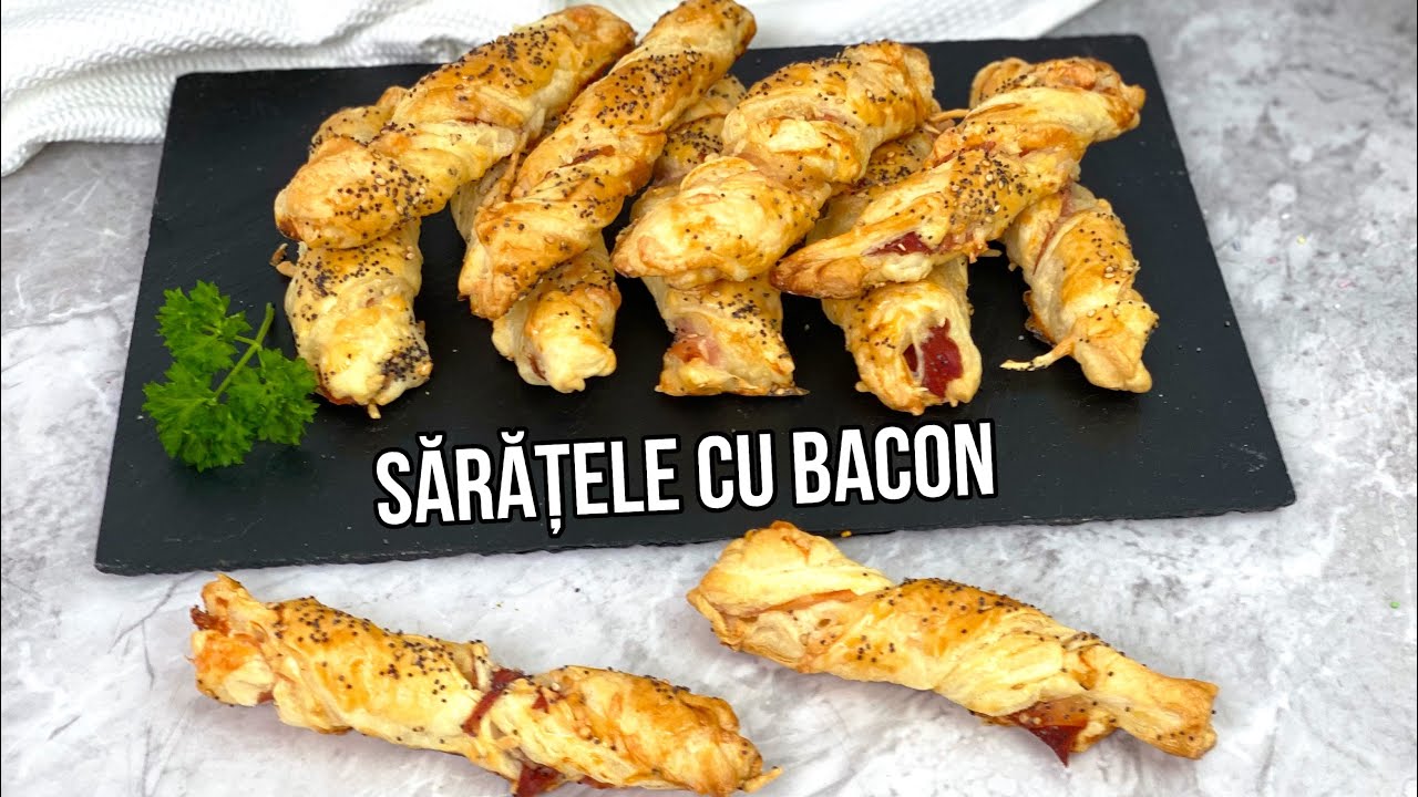 Saratele din foietaj cu bacon si cascaval | @egustos - YouTube