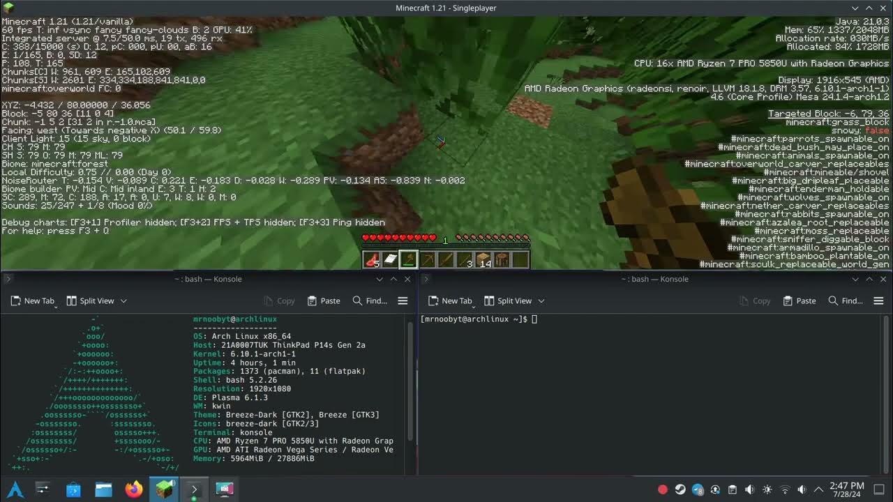 Linux users trying to play a game (LAG WARNING) - YouTube
