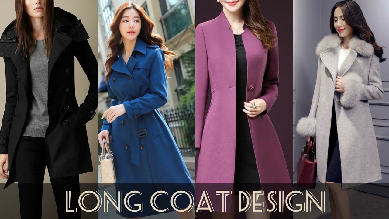 Latest Long A Line Coat Design for Girls | Gorgeous Collection Of Long ...